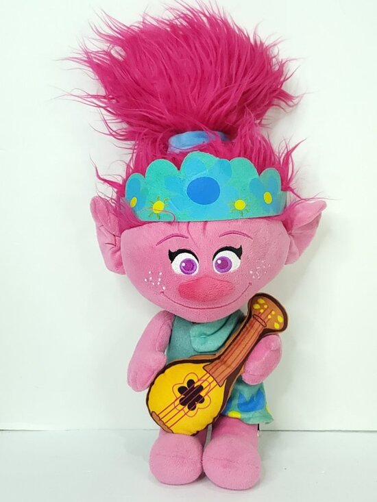 Trolls | Toys | Trolls World Tour Poppy W Guitar Large Plush Stuffed ...